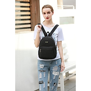 AOTIAN Lightweight Durable Travel Hiking Women and Girls Small Backpack Daypack 7 Liters Black