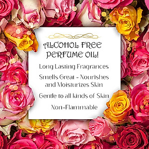 Naseem Mufaddal Perfume Oil Rollerball Alcohol Free with composition of Ylang Ylang Leather Musk Long Lasting Arabian Fragrance Oil for Men 0.81 Fl Oz