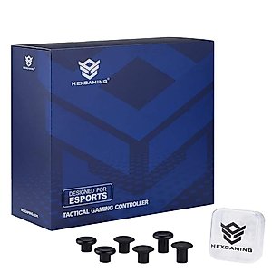 HEXGAMING Esports Rival Controller 2 Mappable Rear Buttons & Interchangeable Thumbsticks & Hair Trigger Compatible with ps5 Controller Custom Controller PC Wireless FPS Gamepad - Cherry Blossoms Pink