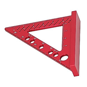 Miter Ruler, Carpenter Square Multipurpose Clear Scales Aluminum Alloy for Home