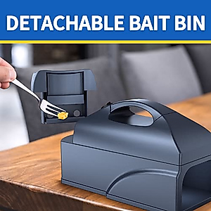 Electric Mouse Trap, MONTRAP Electric Mice Catcher, Effective Mice Traps for Home, Safe & Clean, Gray