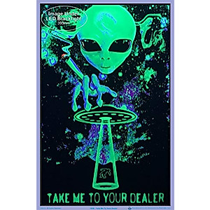 Take Me To Your Dealer Blacklight Poster 23 x 35in
