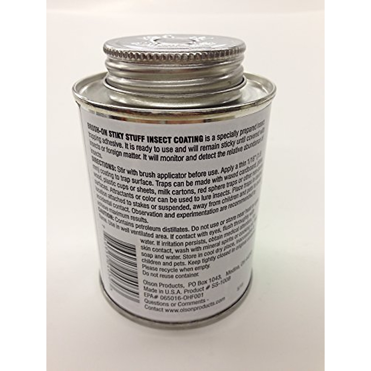 Olson Sticky Stuff Brush On Insect Trap Coating 8oz. with Brush Cap