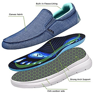 Women's Slip-On Shoes,Casual Orthopedic Walking Shoes for Plantar Fasciitis,Drop-in Heel Design, Cozy & Ultra-Soft Comfort Fit BX2303-M2-42
