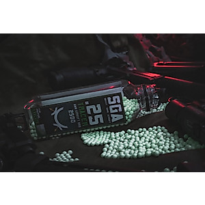 Smiley Gang Airsoft Tracer Green 6mm .25 Gram 2X 2,500 Count BBS (5,000 Total Count)