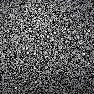 Darkyazi Pet Feeding Mat Large for Dogs and Cats,24"×36" Flexible and Easy to Clean Feeding Mat,Best for Non Slip Waterproof Feeding Mat (Grey)