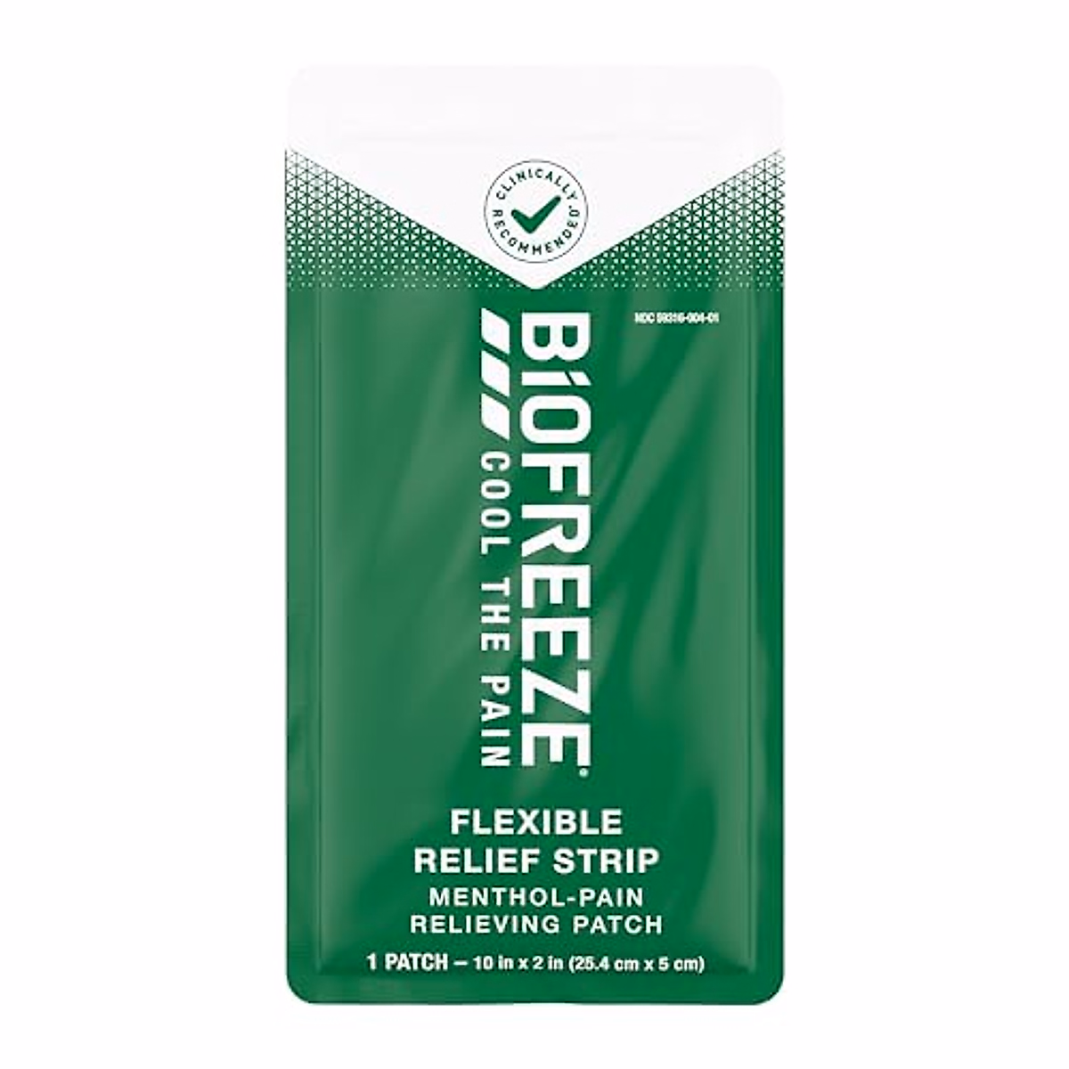 Biofreeze Pain Relief Flexible Strips Pre-Cut, 4Ct. Pain Relief for Sore Muscles, Arthritis, Backaches, Sore Joints, Sprains, Strains, and Bruises (Packaging May Vary)
