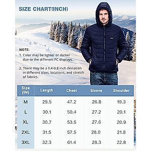 Beotyshow Heated Jackets for Men Heated Winter Coats Hoodie Outdoor Lightweight Tactical Jackets for Men and Women