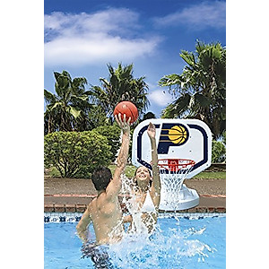 Poolmaster 72911 Indiana Pacers NBA USA Competition-Style Poolside Basketball Game