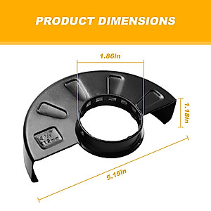 N441218 Angle Grinder Guard T27 4-1/2" for dewalt grinder parts Compatible with DCG414B DCG414B DCG414T1 DCG414T1 DCG414T2 DCG414T2 DCG414T2-AR DCG414T2-B2 DCG414T2-B3 DCG414T2-B3 DCG414T2-BR (1PCS)