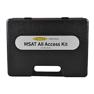 Miller MSAT All Access Tool Kit, Fiber Cable Stripping Tool, Metal Kevlar Scissors, Cable Stripper for Hard Cable Jackets, Buffer Tube Cutter, Mid-Span Fiber Optic Tool