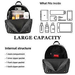 Montana West Anti Theft Backpack Purse for Women Backpack for Ladies with Secured Zipper & Tassel, MWC-104BK