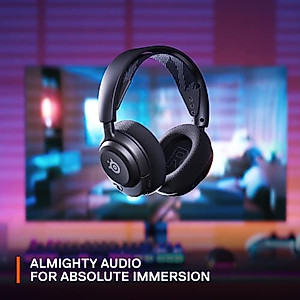 SteelSeries New Arctis Nova 4 Wireless Multi-Platform Gaming Headset — 360° Spatial Audio— 2.4GHz High-Speed Wireless — 36 Hr Battery — USB-C — ClearCast Gen 2 Mic — PC, Playstation, Switch, Meta