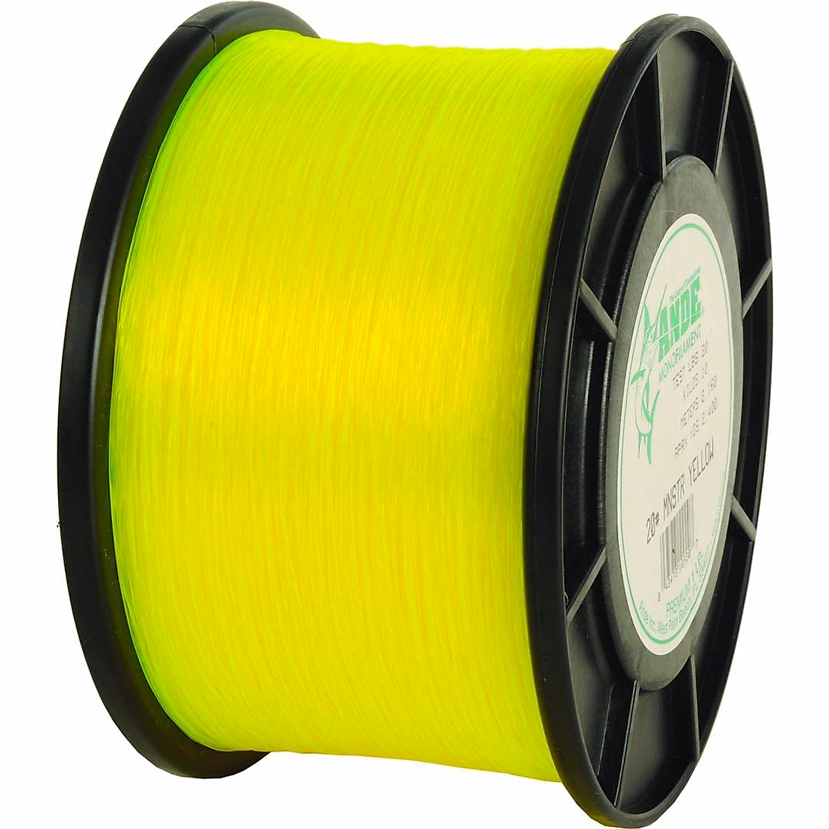 Ande MY00100080 Monster Monofilament, 1-Pound Spool, 80-Pound Test, Yellow Finish