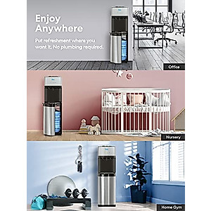 Brio Self Cleaning Bottom Loading Water Cooler Water Dispenser – Limited Edition - 3 Temperature Settings - Hot, Cold & Cool Water - UL/Energy Star Approved
