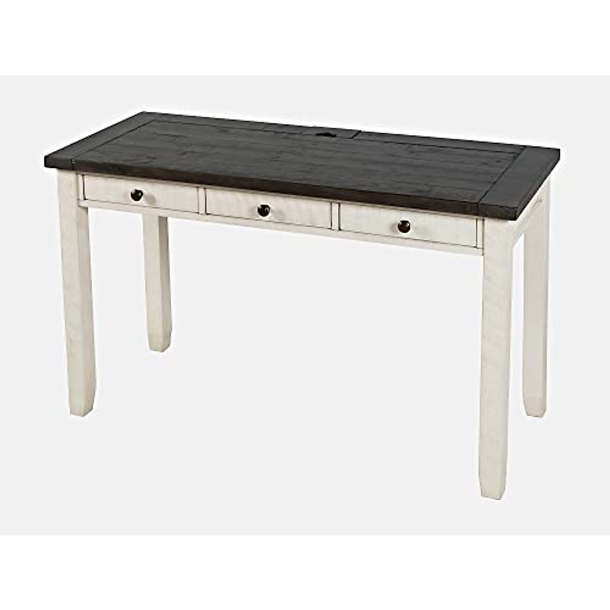 Jofran Madison County Reclaimed Pine USB Charging Farmhouse Desk