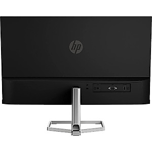 HP New M24f Monitor - 2D9K0AA#ABA - 23.8" FHD 1080p IPS LED Anti-Glare Monitor, Silver and Black - AMD FreeSync, 70Hz, 300 nits, HDMI & VGA Ports, Tilt + HDMI Cable