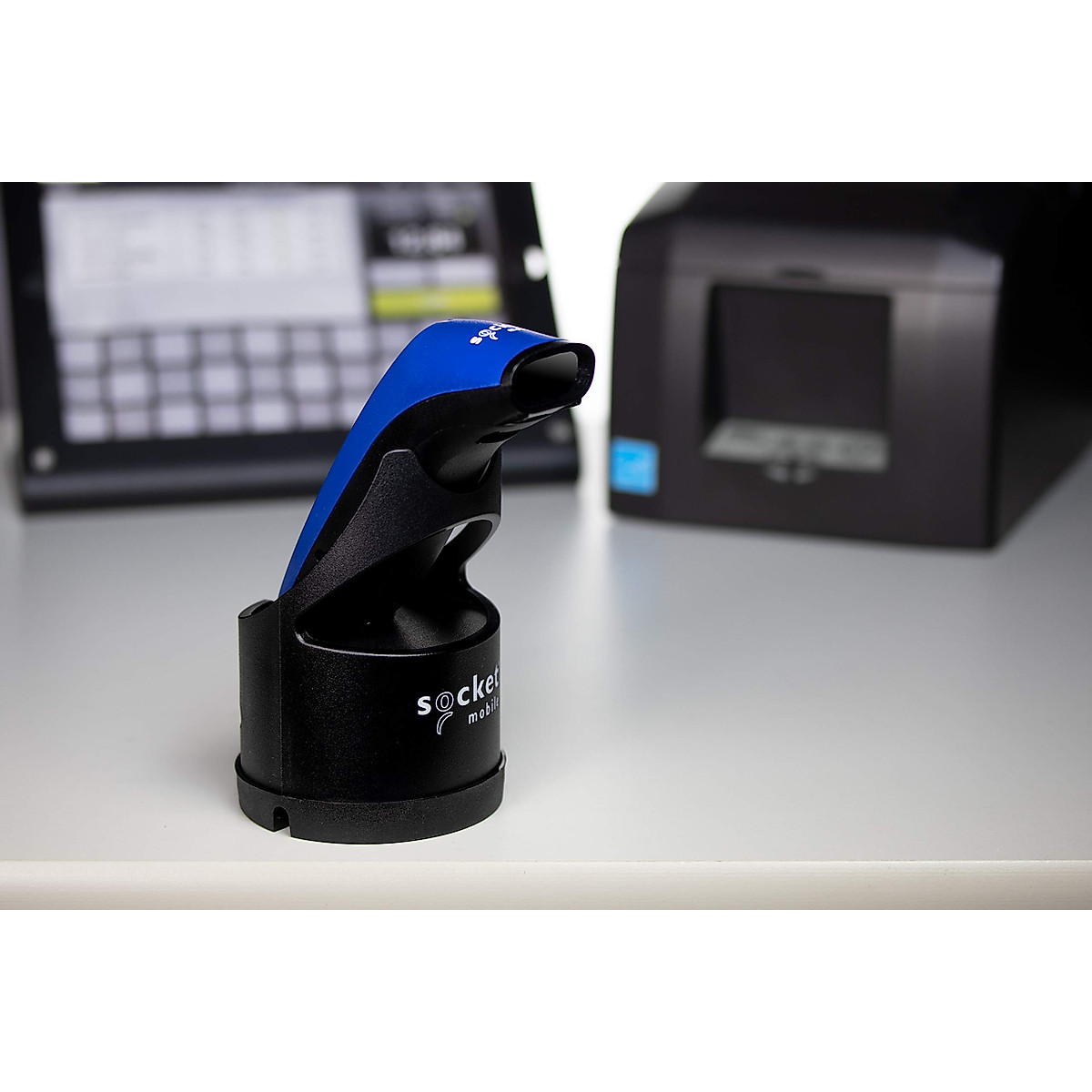 SOCKET Scan S700, 1D Barcode Scanner, Blue & Charging Dock (CX3465-1933)