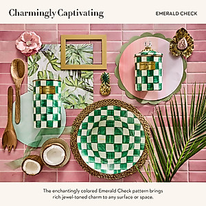 MacKenzie-Childs Flower Market Enamel Utensil Holder, Cute Holder for Utensils, Black