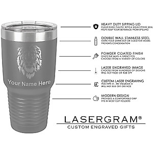 30oz Vacuum Insulated Tumbler Mug, ST Surgical Technologist, Personalized Engraving Included (Gray)
