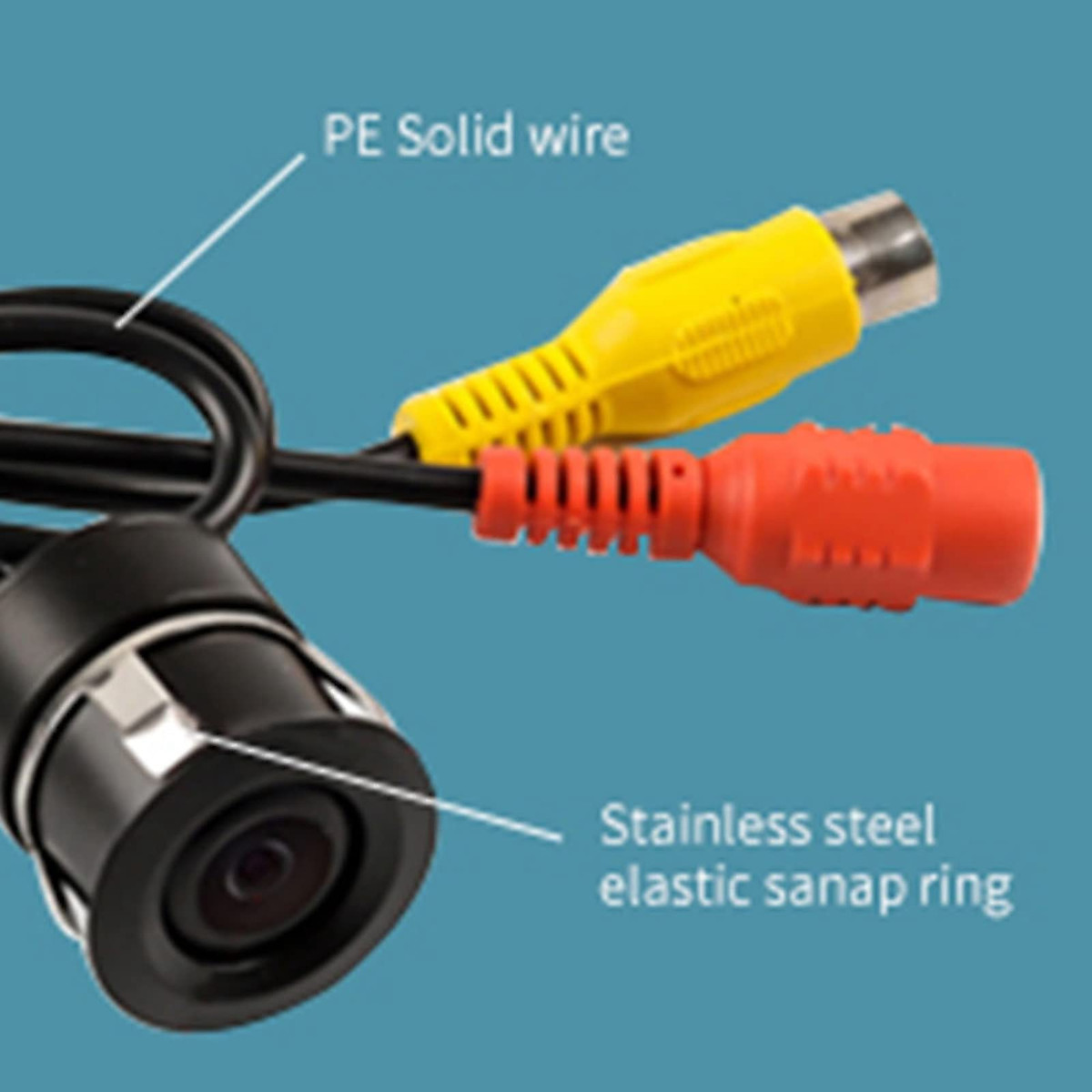 Mini CCTV Camera,170 Degree Wide Angle CCD Wired Waterproof Mini Color CCTV Camera PAL,CCTV Camera, 2MP CCTV Camera HD Camera with 3.7mm Lens for Home Security Camera System