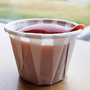 Perfect Stix [250 Count] Disposable 1 Ounce Paper Souffle Medicine Cups for Condiments, Food, Medicine, Pills, Tastings, and Dessert Servings