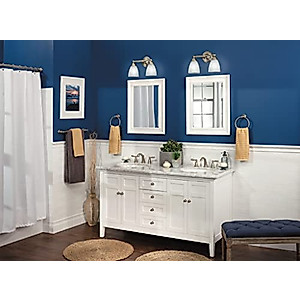 Moen YB2224BN Brantford Collection 24-Inch Bathroom Single -Towel Bar, Brushed Nickel