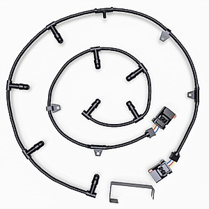 6.0 Powerstroke Glow Plug Harness Kit - Diesel Engine Injector Relay - includes Right, Left Harness, & Removal Tool - Fits Ford F250 Super Duty, F350 & More - 2004, 2005, 2006, 2007, 2008, 2009, 2010