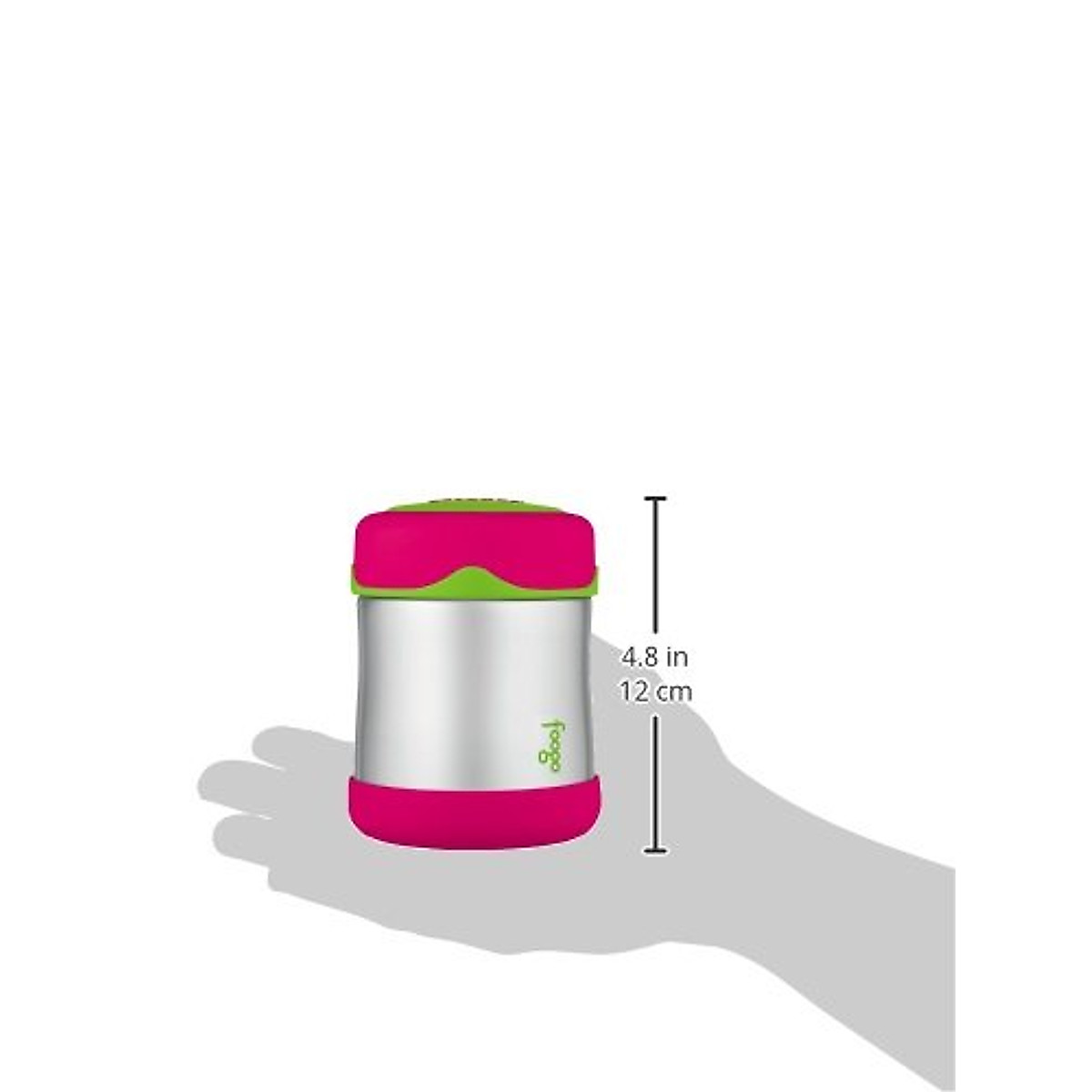 Thermos FOOGO Vacuum Insulated Stainless Steel 10-Ounce Food Jar, Blue/Yellow (B3000BL002)