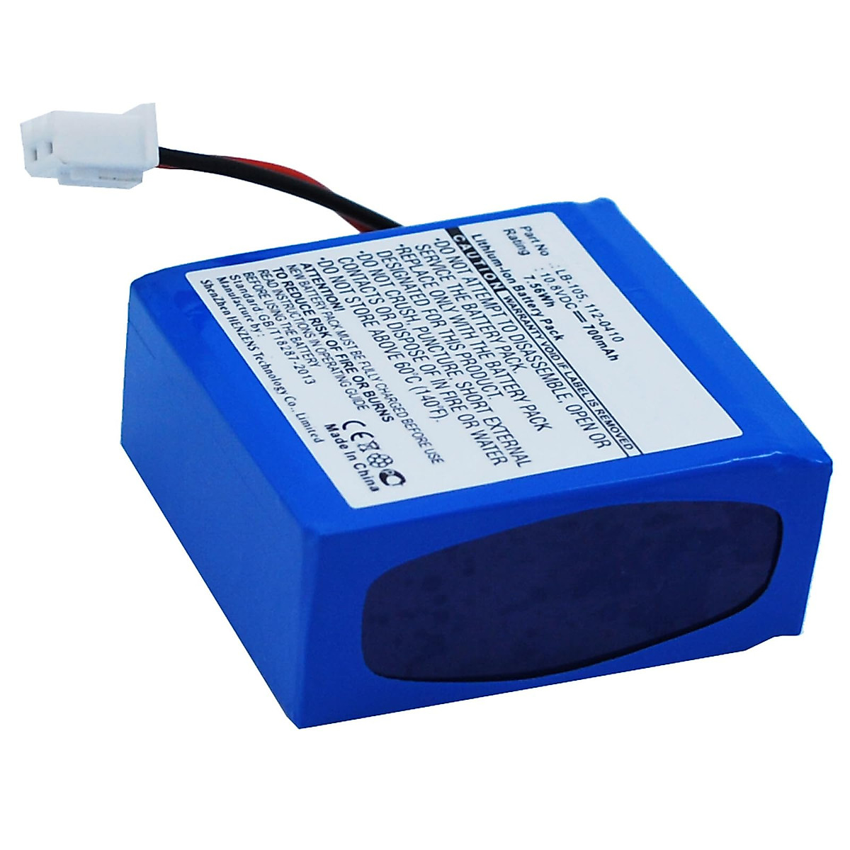 Synergy Digital Credit Card Reader Battery, Compatible with Safescan 135 Credit Card Reader, (Li-Ion, 10.8V, 700 mAh) Ultra High Capacity, Replacement for Safescan 112-0410 Battery