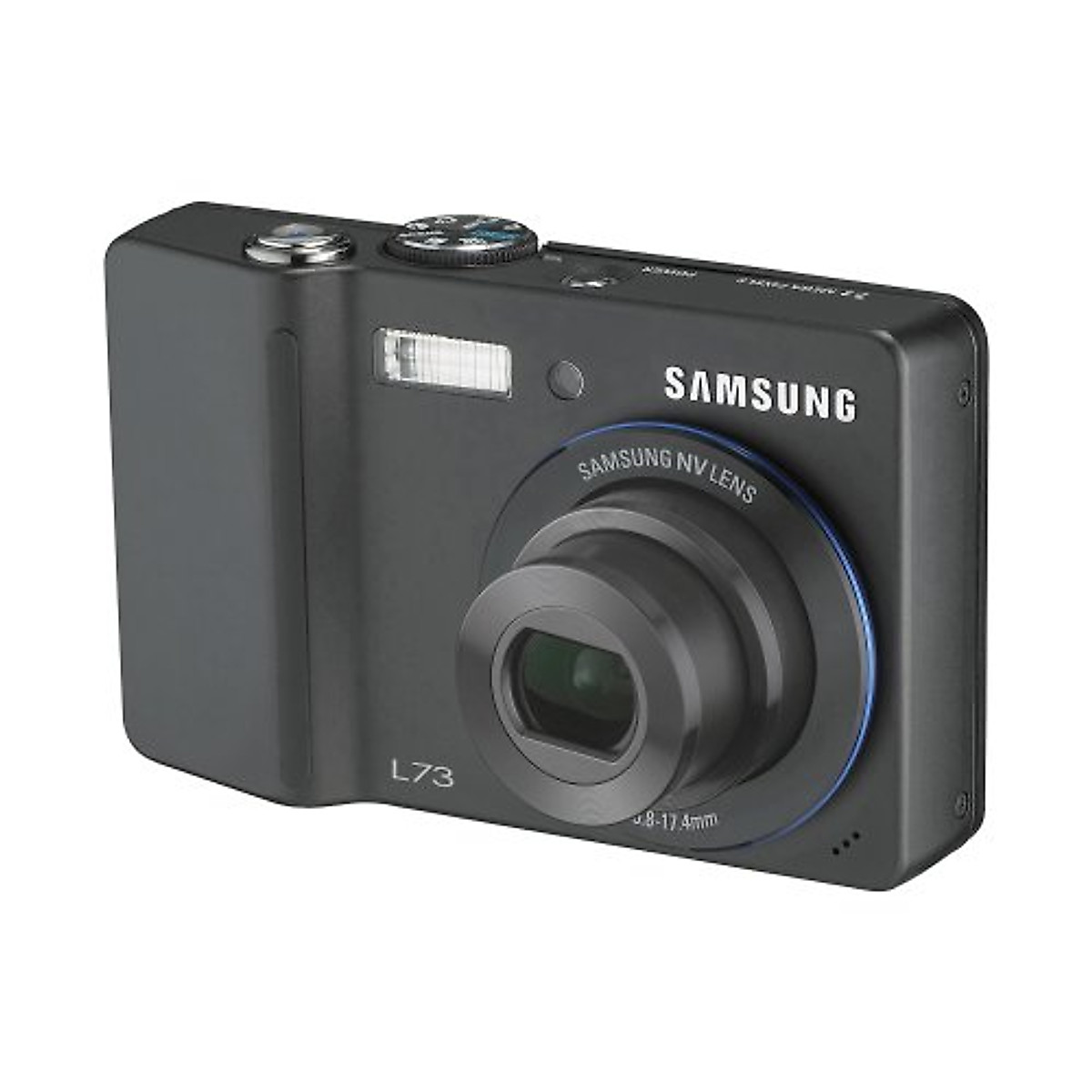 Samsung Digimax L73 7MP Digital Camera with 3x Advance Shake Reduction Optical Zoom (Black)