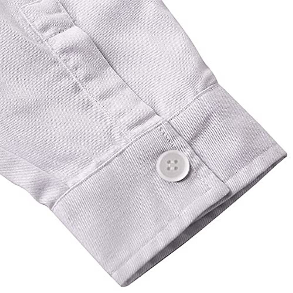 ViYW Professional Lab Coat for Women Long Sleeve White Button Down Jackets Midi Length Notch Lapel Nurse Jacket with Pockets