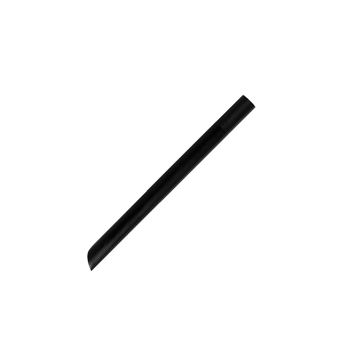 Karat C9041 5.75'' Boba Sample Straws (10mm) - Black (Case of 2000)