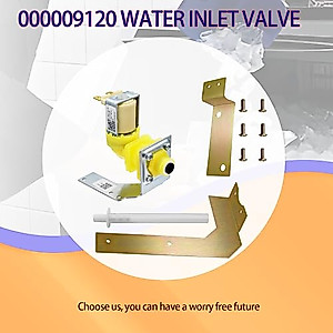 2023 Upgrade 000009120 000008487 33129028 Ice Machine Water Inlet Valve Assembly（OEM）120V 60Hz 5W For Manitowoc Ice Machine Parts 2-Year Warranty