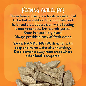 MONTANA DOG FOOD CO. Chicken Breast Freeze-Dried Raw Dog Treats – Single Ingredient– High Protein, Grain-Free Dog Treats for Training – Made in USA, 2.5 oz