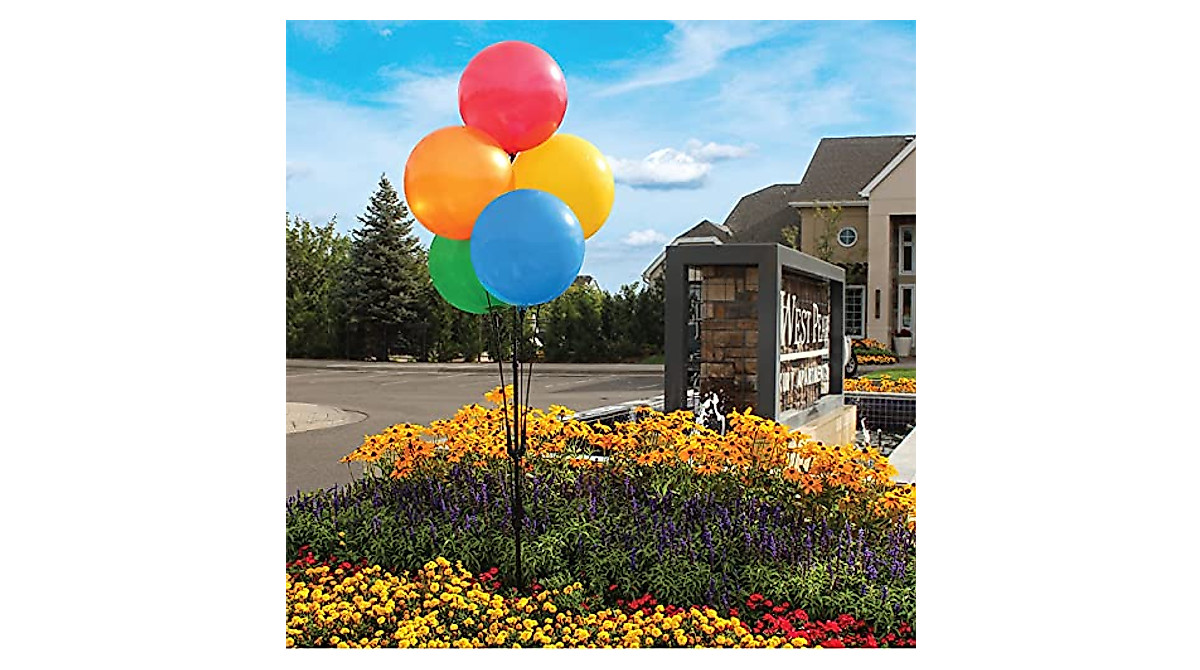 Balloon Bobber: Reusable, Weatherproof Outdoor Balloon Cluster Kit