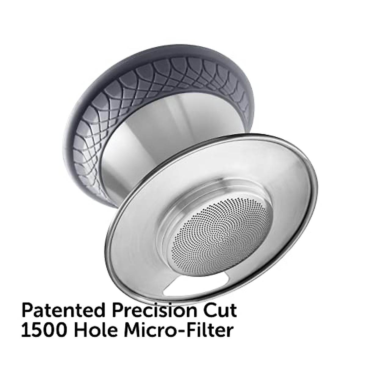 ESPRO BLOOM Pour Over Coffee Brewer Set - Dual Filter Mode Makes Coffee in 2 Minutes, Brushed Stainless Steel