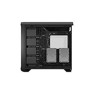 Fractal Design Torrent Black - Light Tint Tempered Glass Side Panel - Open Grille for Maximum air Intake - Two 180mm PWM and Three 140mm Fans Included - Type C - ATX Airflow Mid Tower PC Gaming Case