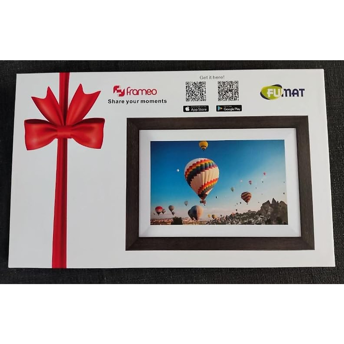 Frameo 1920x1200(FHD) 32GB Digital Picture Frame 10.1 inch Smart WiFi Digital Photo Frames LCD Touch Screen Auto-Rotate Share Pictures Videos Load from Phone Via Frameo App