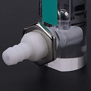 Tube Type Acylic Flowmeter, Air Flowmeter Oxygen Flowmeter,LZQ-5 Flowmeter 2.5-25 LPM Flow Meter with Control Valve for Oxygen/Air/Gas