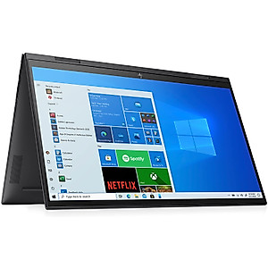 HP Envy x360 Convert 15m-eu0033dx 15.6" Touchscreen AMD Ryzen 5 5500U, AMD Radeon Graphics, 8GB DDR4 RAM, 256GB SSD Storage, Windows 11 Home, BT BL, Nightfall Black (Renewed)
