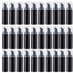 E ELAINFIA 30 PCS 60ml/2oz Portable Mini Foam Bottles - Small Spray Bottle Reusable Travel Spray Bottle Leakproof Foam Pump Bottle Easy To Carry Suitable For Shampoo Shower Gel Cosmetics