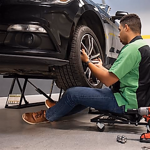 Official QuickJack 5000TL – ALI Certified, 5,000 lb Capacity Portable Car Lift with 110V Power Unit for Home, Garage, Shop, or Mechanic Use