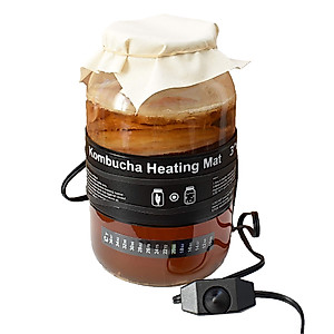Adjustable Kombucha Heat Mat - Bucha Brewers Kombucha Heating Wrap, Kombucha Warmer, Fermenter Heater