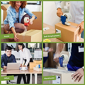 Anylabel Clear Packing Tape, 1.88" x 54.6 Yards, 6 Rolls, 3" Core, for Moving, Sealing, Packaging, Shipping, Storage, Packaging Tape Refills for Dispenser