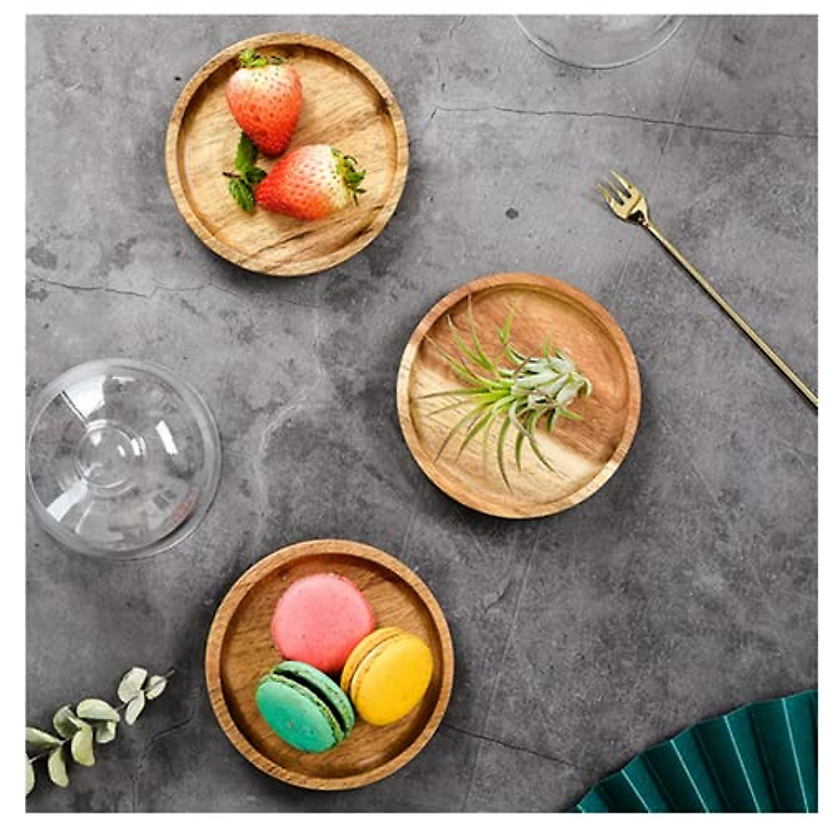 Glass Dome with Wooden Base Mini Cheese Plant Platter Dessert Plate Cake Plate for Cheese Candy Decorative and Succulents Display Clear Glass Jar 4.13"x3.74"x3.15"