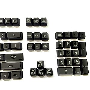 A Full Set 113 Keys keycaps Replacement for Logit G910 Orion Spark RGB Mechanical Gaming Keyboard