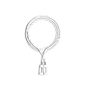 Tapper White Lamb Leather/Stainless Steel Strap for AirPods & AirPods Pro