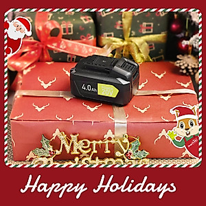 SnapFresh 20V 4.0Ah Li-ion Battery, (Not Compatible with Other Brands), Lithium-Ion Battery Support Fast Charging(BBT-DC40A)