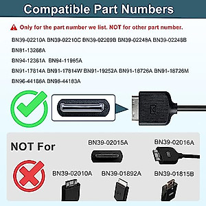 BN39-02210A BN39-02210C BN96-44186A BN91-17814A BN91-17814W for Samsung One Connect Cable with Holder,One Connect Cable for Samsung TV UN55KS8000F UN55KS800DF UN55KS8500F UN55KS9000F UN60KS8000